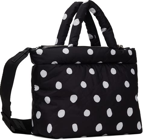 Marni Black Polka Dot Tote Marni