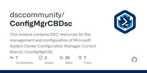 GitHub Dsccommunity ConfigMgrCBDsc This Module Contains DSC Resources For The Management And