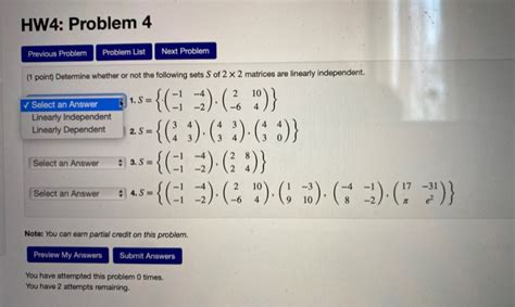 Solved Hw4 Problem 4 Previous Problem Problem List Next
