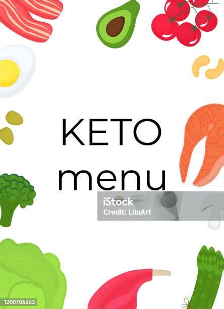 케토 식품 수직 배너입니다 케톤 생성 다이어트 개념 건강한 메뉴 저탄수화물 고지방 쇼핑목록에 대한 스톡 벡터 아트 및 기타 이미지 쇼핑목록 키토제닉 다이어트 0명