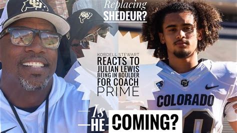 Kordell Stewart Reacts To Julian Lewis Visit To Boulder For Coach Prime
