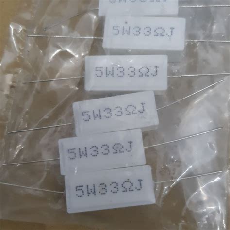 Jual Resistor 33 Ohm 5 Watt Shopee Indonesia