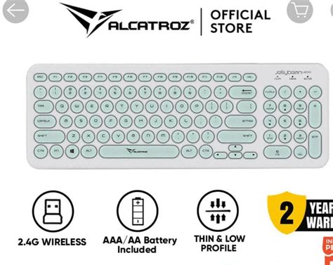 Alcatroz Jelly Bean A Wireless Keyboard Ultra Slim G Computers Tech Parts