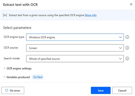 Extract Text With Ocr Actionpower Automate Desktop Kaizenpersonal Computer Work