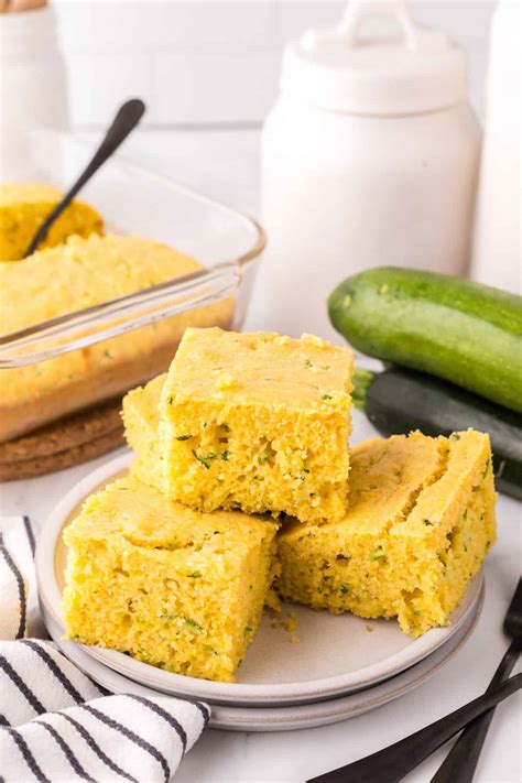 The Best Zucchini Corn Bread Recipe Easy Fluffy And Sweet Corn Bread