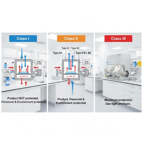 Jenis Dan Kelas Biological Safety Cabinet Bsc
