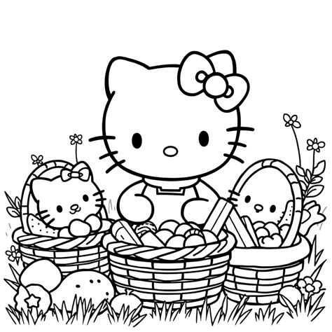 Printable Hello Kitty Coloring Pages Free Download Colorhippo