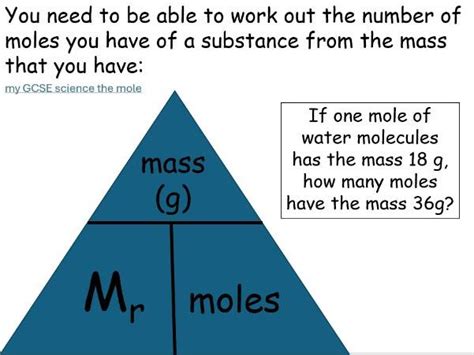 Quantitative Chemistry Revision Lesson Teaching Resources