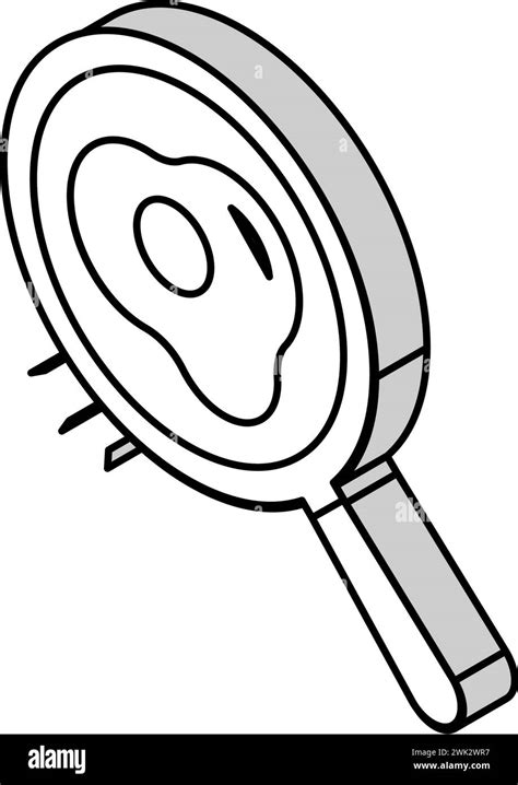Cooking Frying Egg Isometric Icon Vector Illustration Stock Vector Image And Art Alamy