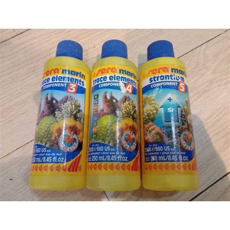 Jual Kebutuhan Akuarium Sera Marin Trace Elements Component 3 Trace Elements Component 4