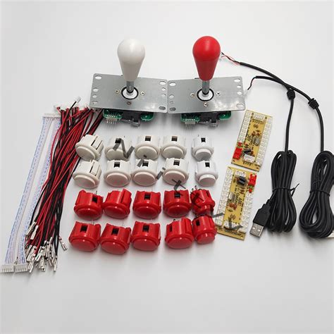 Free Shipping Arcade Joystick DIY Kit Zero Delay Arcade DIY Kit Encoder PC To Rasberry PI PS
