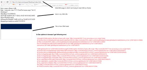 Blocked A Frame With Origin From Accessing A Cross Origin Frame Teddysys