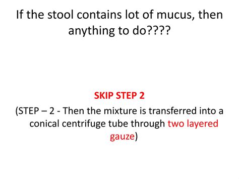 Stool Concentration Methods Pptx