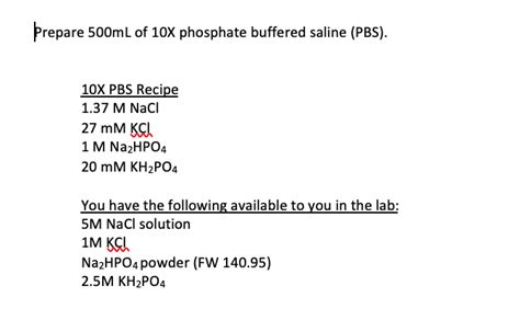 Pbs Buffer Recipe Molarity Deporecipe Co