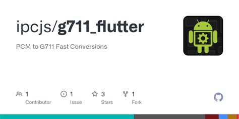 GitHub Ipcjs G711 Flutter PCM To G711 Fast Conversions