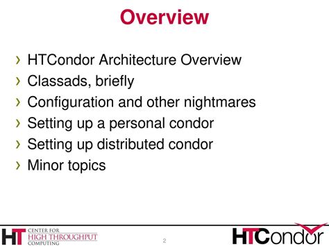 overview htcondor architecture overview classads briefly ppt download