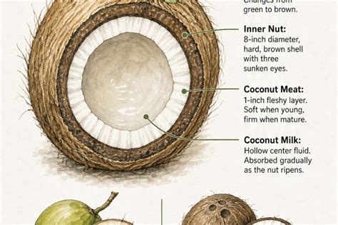 How Do Coconuts Grow Facts On Their Production Infografik Teil 2