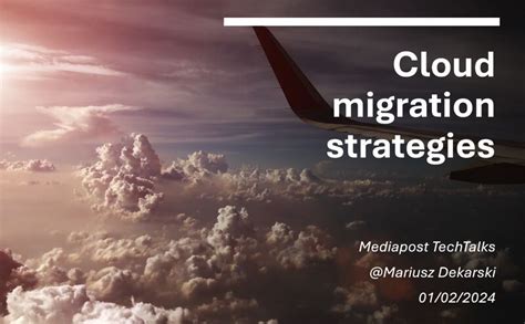 Mariusz Dekarski On Linkedin Techtalk Cloudmigrationstrategies Cloudmigration Techtalk…
