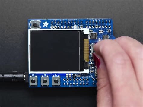 Adafruit 18 Color Tft Shield Wmicrosd And Joystick V 2 Id 802