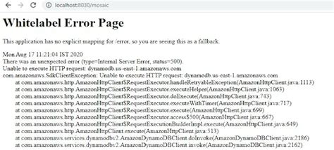 Rashid Jorvee Blog Custom Error Page In Spring Boot Web Application