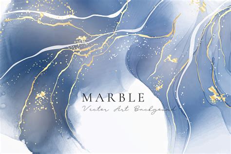 시안 네이비 액체 대리석 수채화 배경과 골드 라인과 브러시 얼룩 청록색 회색 대리석 알코올 잉크 그리기 효과 벡터 일러스트 레이 션 배경 수채화 웨딩 초대장 겨울에 대한