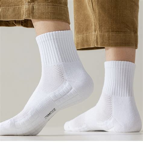 따뜻한 중목 데일리 두꺼운 쿠션 양말 온채널