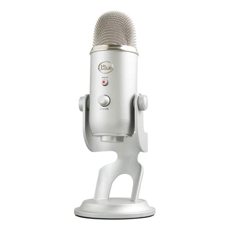 Geekay Logitech Yeti Premium Multi Pattern USB Microphone Silver Mall Of The Emirates