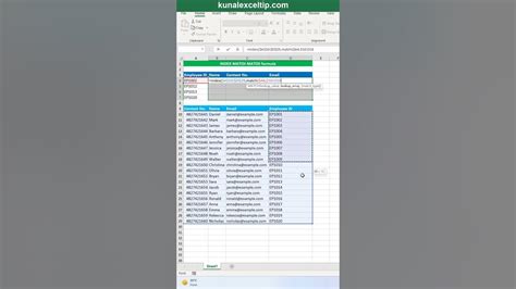 Index Match Match Formula In Excel Reverse Lookup In Excel Youtube