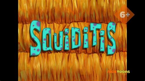Spongebob Squarepants Squiditis Title Card Ukrainian Youtube