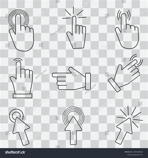 Computer Mouse Click Cursor Load Symbol Stock Vector Royalty Free 2397538827 Shutterstock