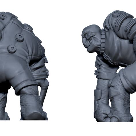 3d Printable Brutus Merg Warrior Sci Fi Mercenary Stl By Battle Systems