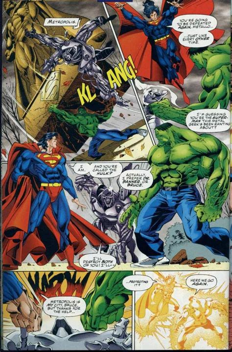 Superman Vs Smart Hulk Professor Hulk Dc Vs Marvel 1 Hulk Vs