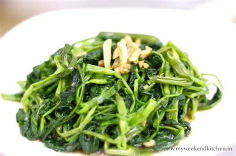 Morning Glory Water Spinach Stir Fry My Weekend Kitchen