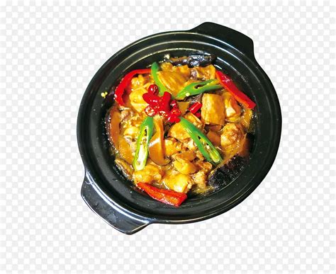 黑色砂锅黄焖鸡米饭素材PNG图片素材下载 图片编号qpabpare 免抠素材网