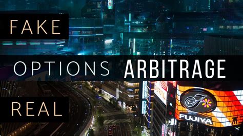 Options Arbitrage Real Live Trading Opportunity Youtube