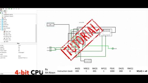 4 Bit Cpu Schematic
