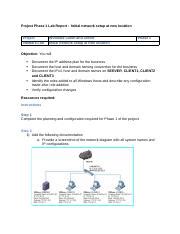 Network Setup Configuration IP Planning Domain Naming And Course Hero