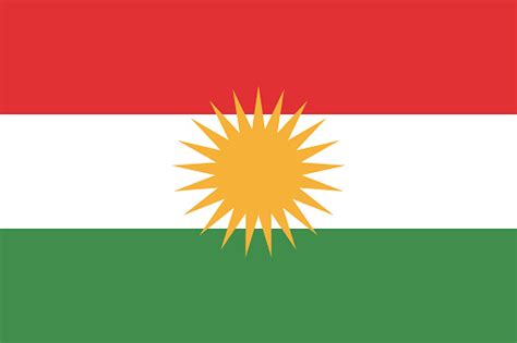 이라크 쿠르드 국기입니다 표준 색상 표준 크기 직사각형 플래그입니다 아이콘 디자인 컴퓨터 일러스트레이션 디지털 일러스트레이션 벡터 일러스트 레이 션입니다 2014