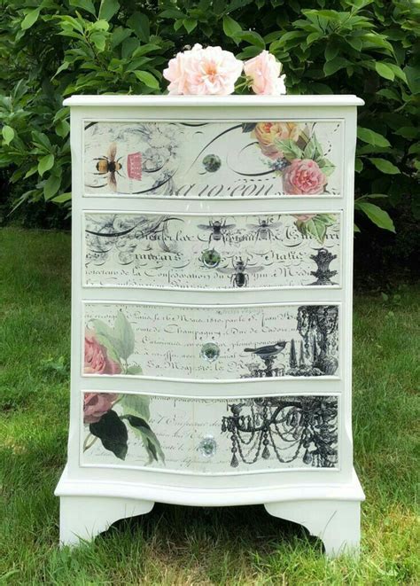 Pin By Leila AbrÃo On Arte Em Móveis Decoupage Furniture Diy Furniture Redo Redo Furniture