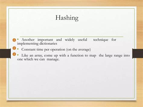 Hasing Introduction Pptx