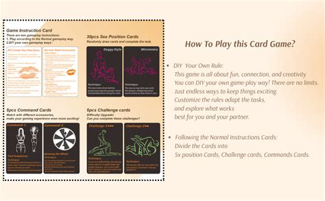 Sex Game For Adults 42 Romantic Bedroom Cards With Sex