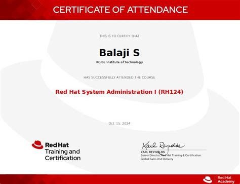 Redhat Linux Systemadministration Opensource Careergrowth… Balaji S
