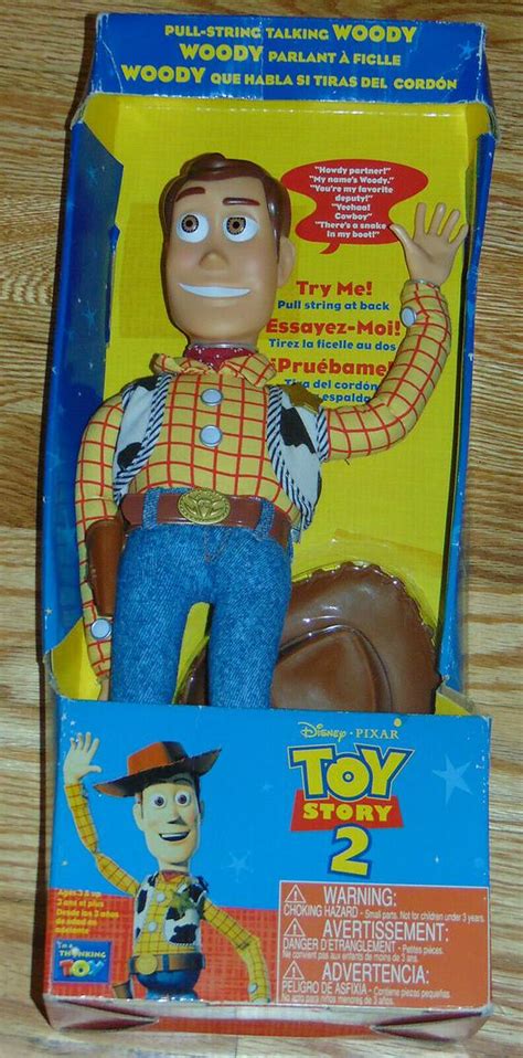 Toy Story 2 New In Box Pull String Talking 16 Woody Doll 2002716900