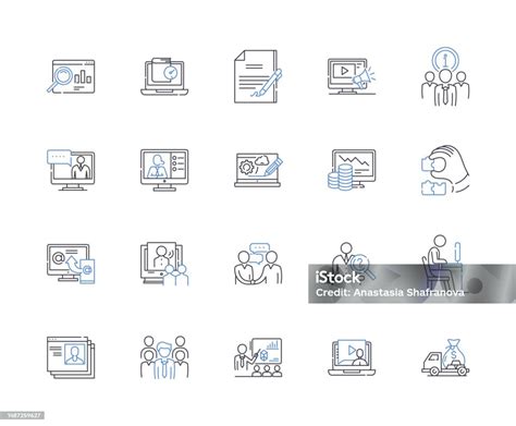 이익 및 수익 라인 아이콘 컬렉션입니다 수입 소득 성장 확장 수익 마진 수익 벡터 및 선형 그림 예산 결론 예비 개요 표지판 세트 공포 무서움에 대한 스톡 벡터 아트 및