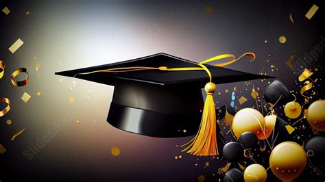 Graduation Balloon Doctor Hat Powerpoint Background For Free Download Slidesdocs