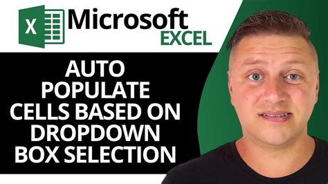 How To Auto Populate Cells Based On Dropdown Box Selection In Excel Excel Tutorial 2025 Youtube