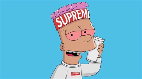 Estilo Supreme De ☆el Barto☆ A Tu Gusto Fondo De Pantalla De Samsung