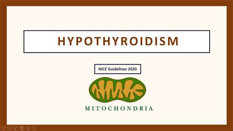 Management Of Hypothyroidism Uk Nice Guidelines 2020 For Medical