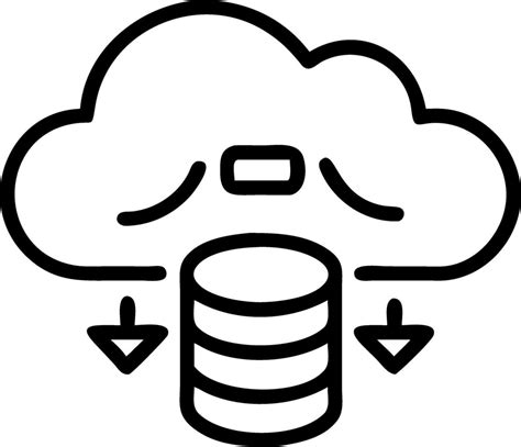 Glossy Cloud With Data Streams 55727320 Vector Art At Vecteezy