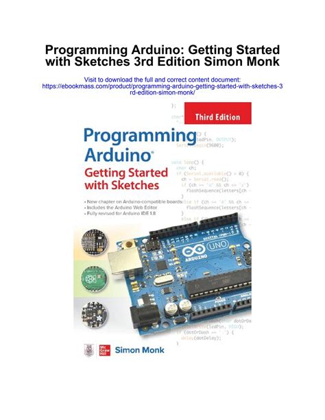 Programming Arduino Getting Started With Sketches 3rd Edition Simon